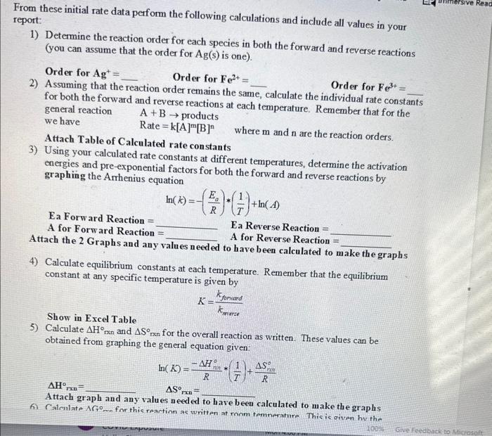Solved Ag+(aq)+Fe2+(aq)⇄Ag(s)+Fe3+(aq) From literature she | Chegg.com