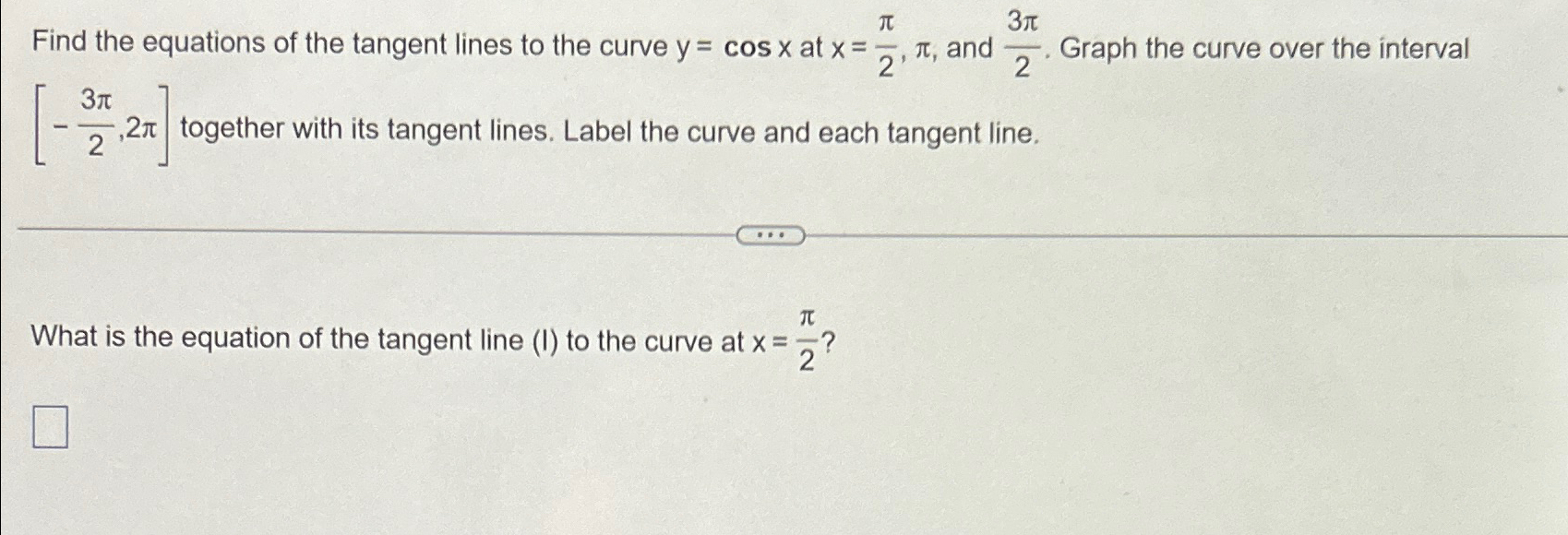 Find the equations of the tangent lines to the curve | Chegg.com