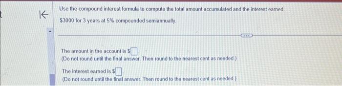 Solved Use the simple interest formula to determine the | Chegg.com