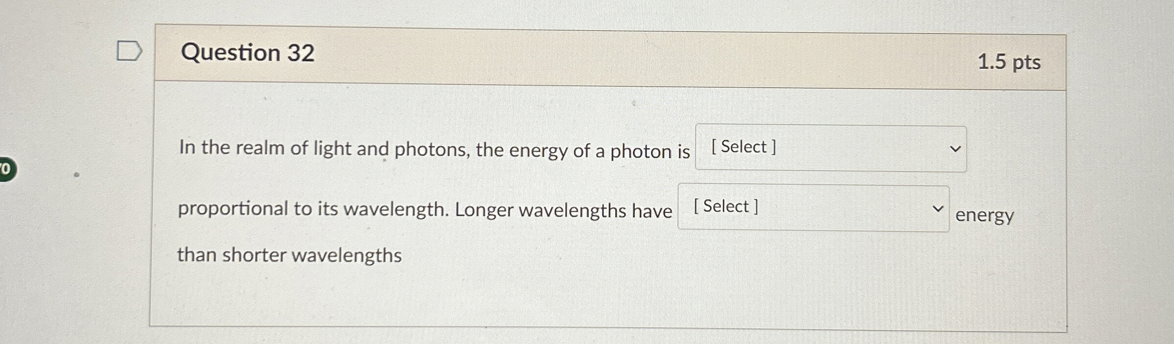 Solved Question 32In the realm of light and photons, the | Chegg.com