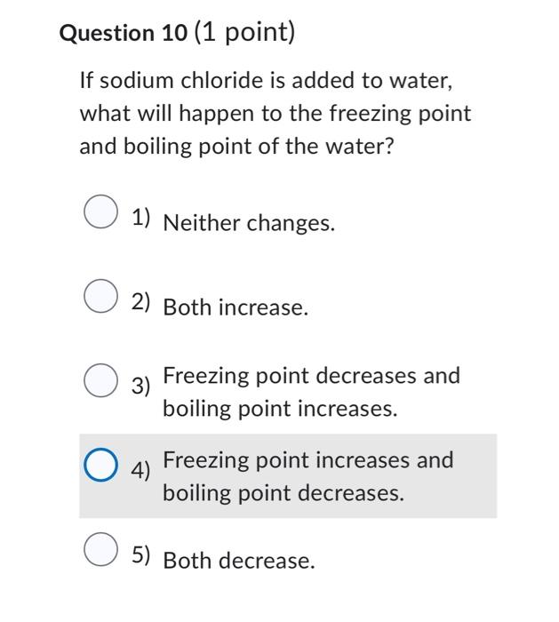 Solved What is the freezing point depression ( ΔT ) for | Chegg.com