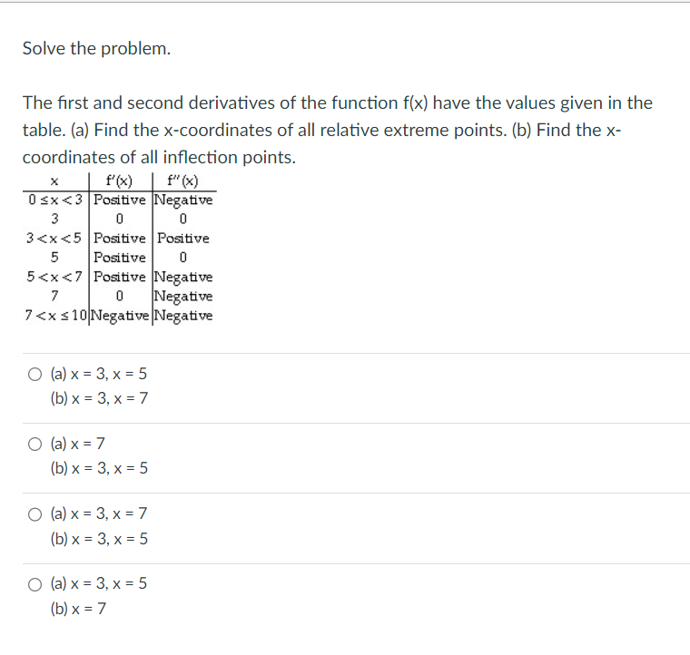 Solved Solve the problem. Solve the problem. The first and | Chegg.com