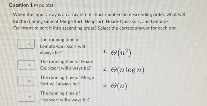Solved When The Input Array Is An Array Of N Distinct