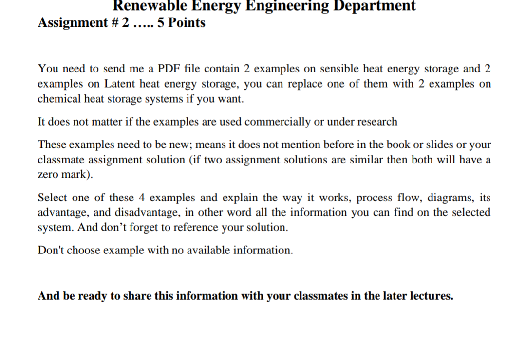 Solved I need two solved examples of sensible heat and | Chegg.com