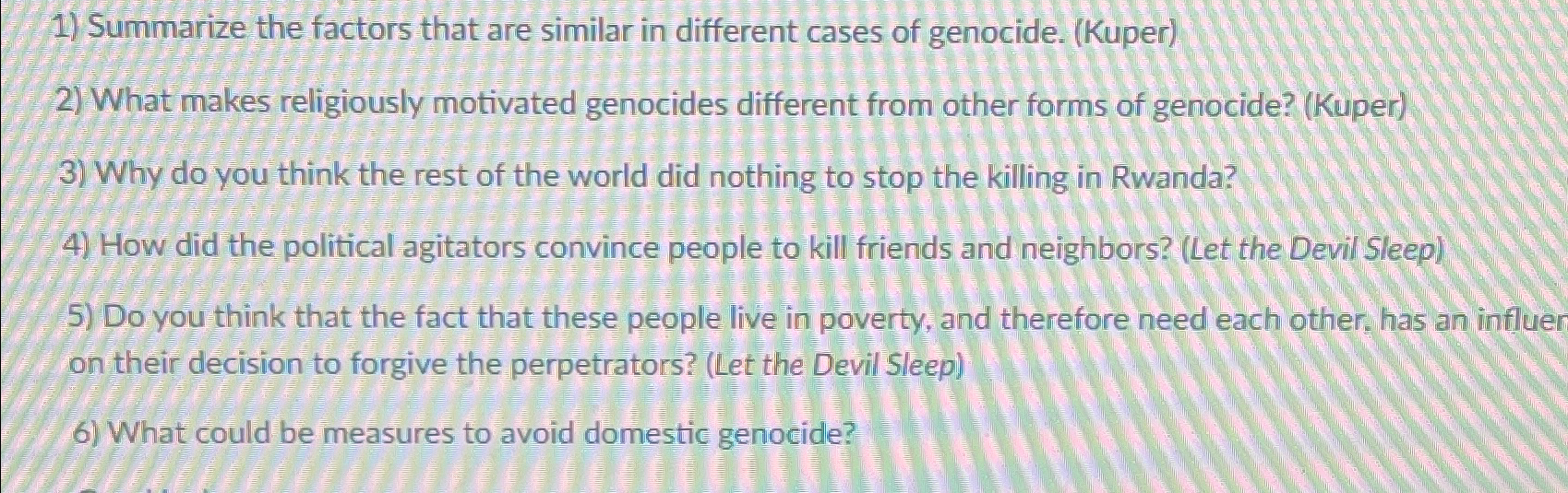 Solved Summarize the factors that are similar in different | Chegg.com
