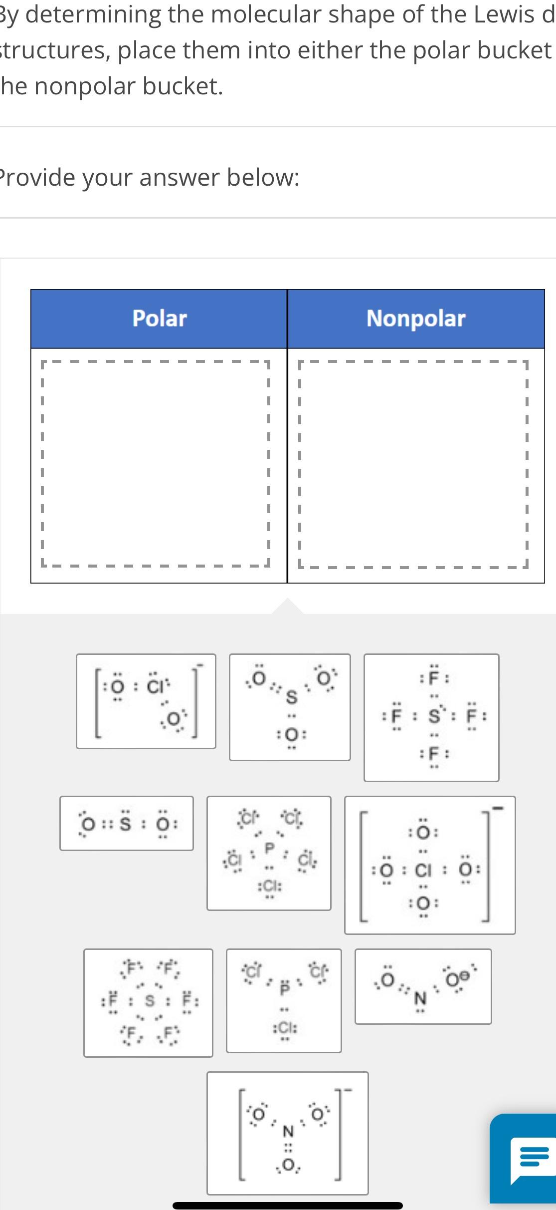 Solved By determining the molecular shape of the Lewis d | Chegg.com