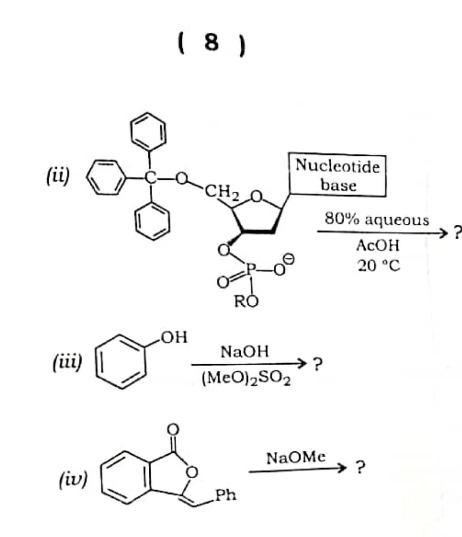 ) NaOMe ? | Chegg.com