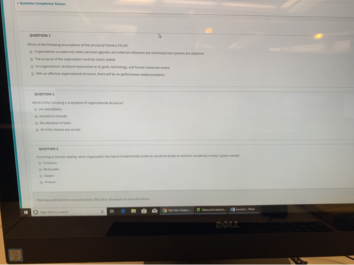 Solved Question Completion Status: QUESTION 1 Which of the | Chegg.com