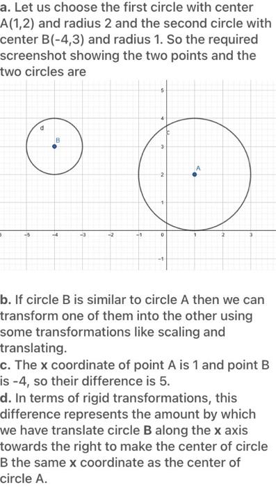 Solved Proving That All Circles Are Similar I do not need | Chegg.com