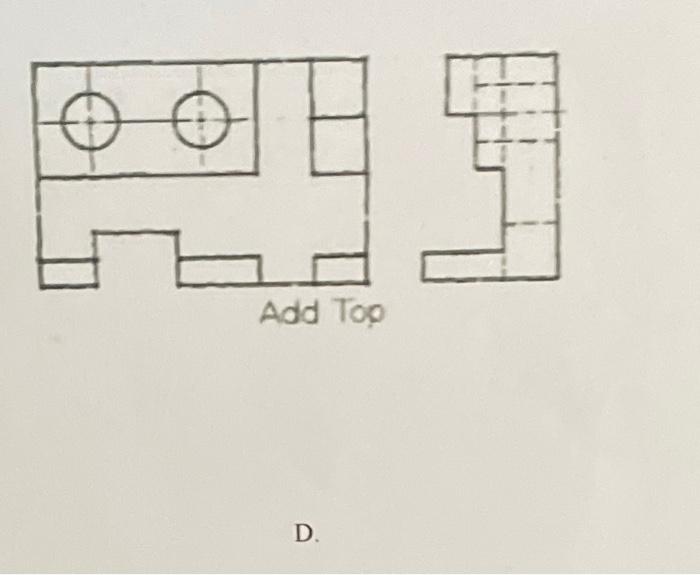 Solved Instructions: - Using third-angle projection, create | Chegg.com