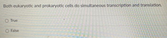 Solved Both eukaryotic and prokaryotic cells do simultaneous | Chegg.com