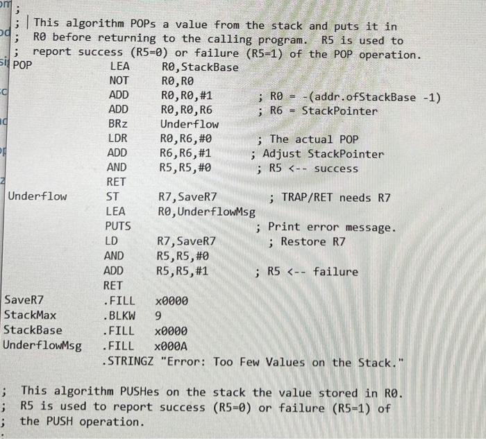 Solved Modify the PushPop program provided so that the | Chegg.com