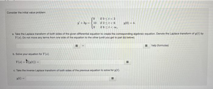 Solved Consider the initial value problem ifo