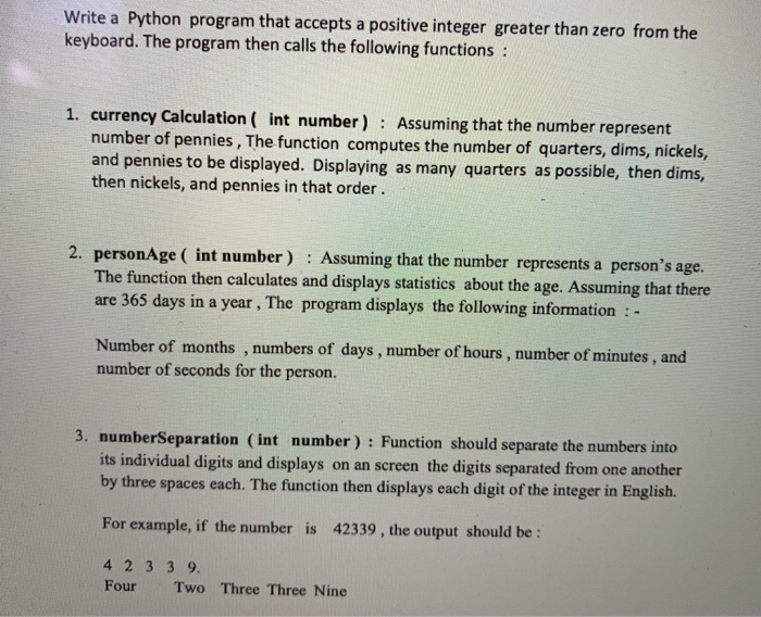 Solved Write a Python program that accepts a positive | Chegg.com