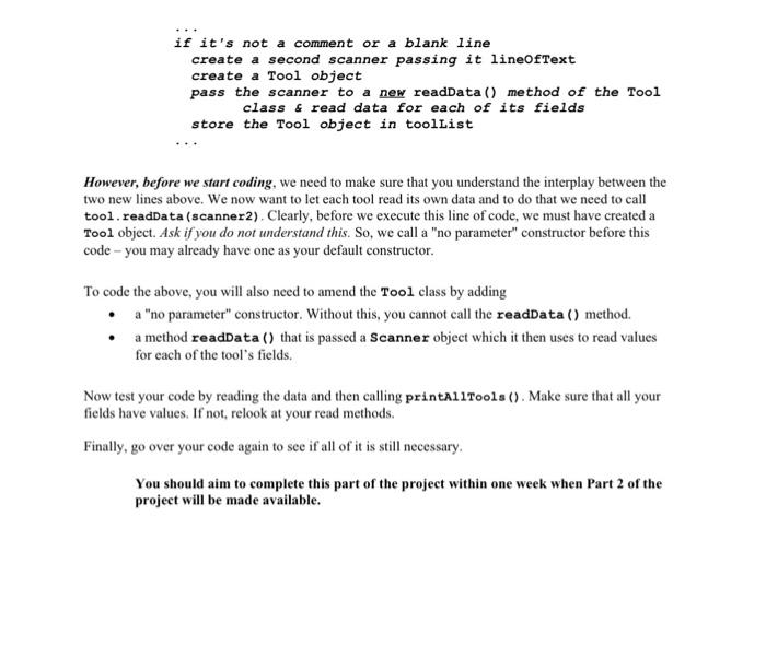 Solved Overview The project is to develop an application | Chegg.com