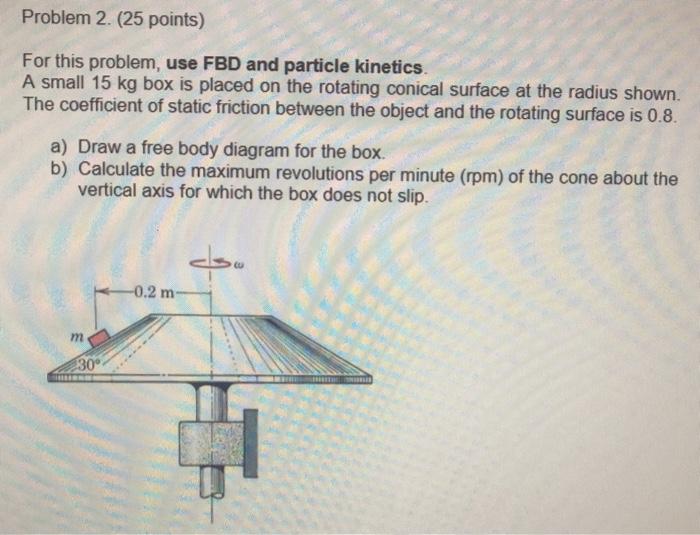 Solved Problem 2. (25 points) For this problem, use FBD and | Chegg.com
