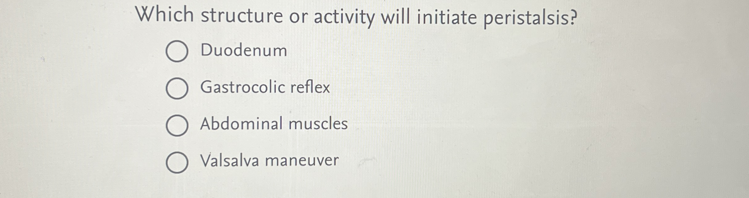 Solved Which structure or activity will initiate | Chegg.com