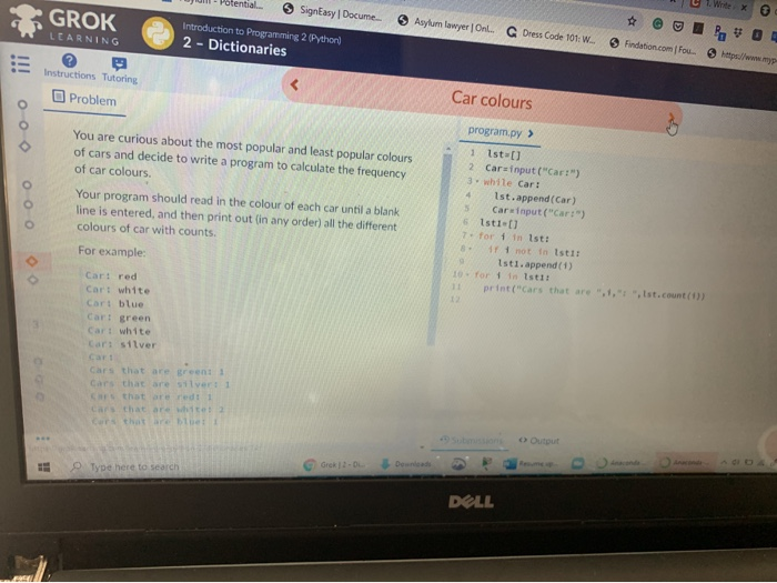 Solved Run Terminal program.py > > 100 2560 36 4 ghr 5 je 6m | Chegg.com