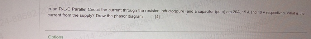 Solved In an R-L-C Parallel Circuit the current through the | Chegg.com