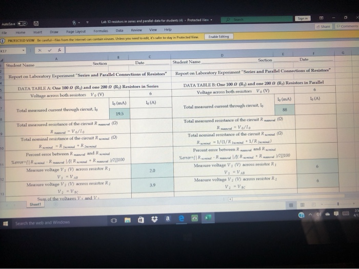 Solved File Home Insert Draw Page Layout Formulas Data | Chegg.com