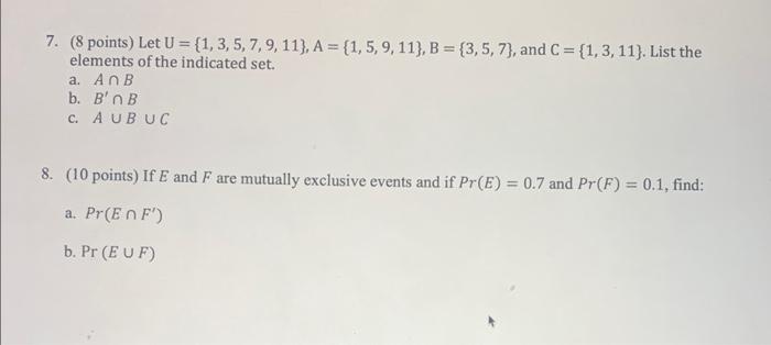 Solved 3. (8 points) For the feasible set (FS) below: a. | Chegg.com
