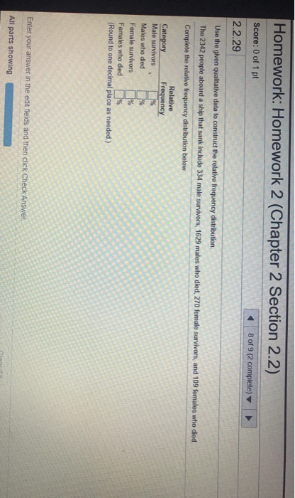 Solved a format for back to back stem plots representing the | Chegg.com