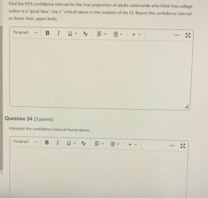 Solved Questions 28-34 reference the following poll. A | Chegg.com