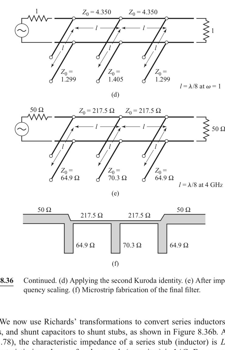 Design a low-pass filter for fabrication using | Chegg.com