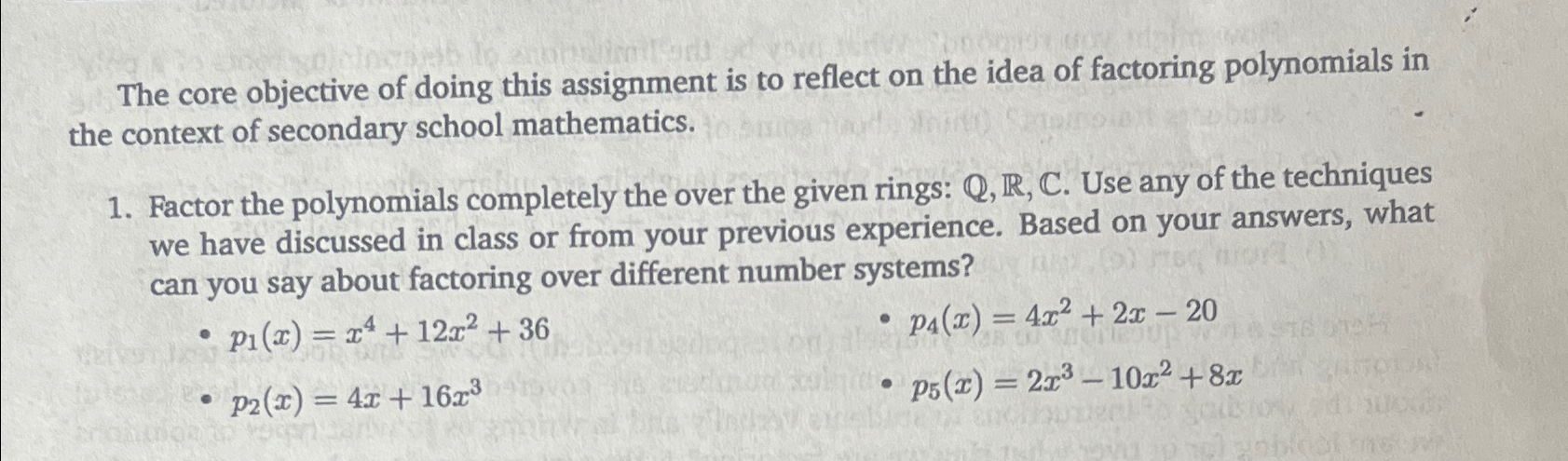 Solved The core objective of doing this assignment is to | Chegg.com