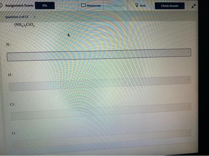 Solved Determine the oxidation number (oxidation state) of | Chegg.com