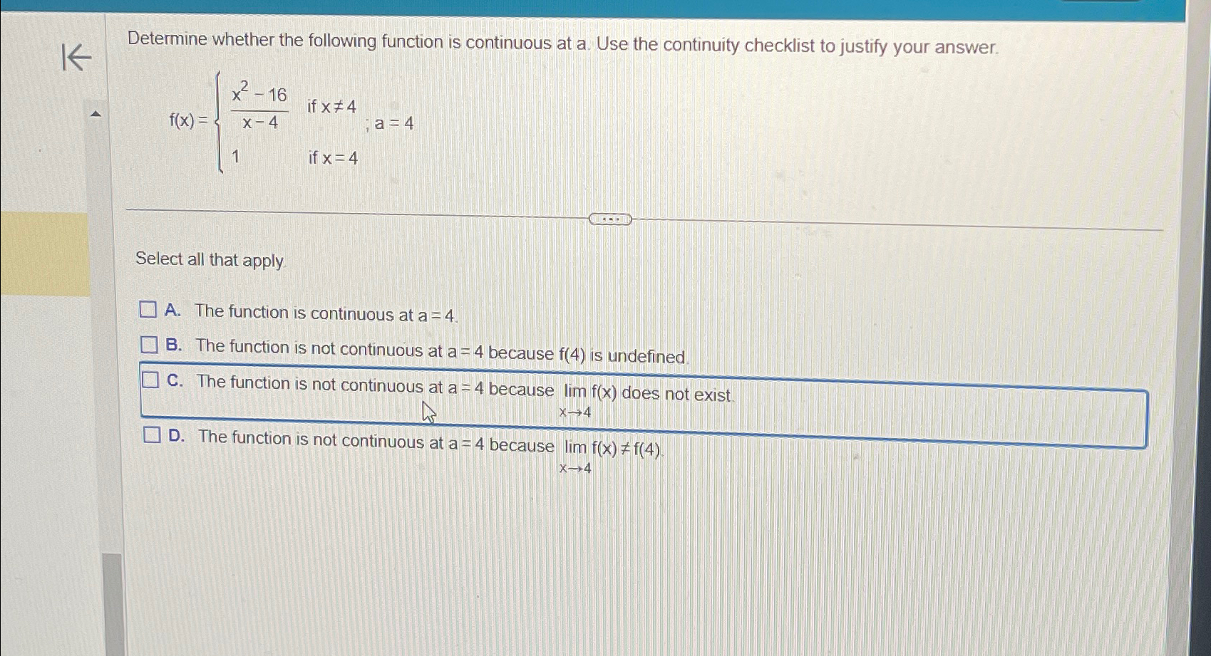 Solved Determine whether the following function is | Chegg.com