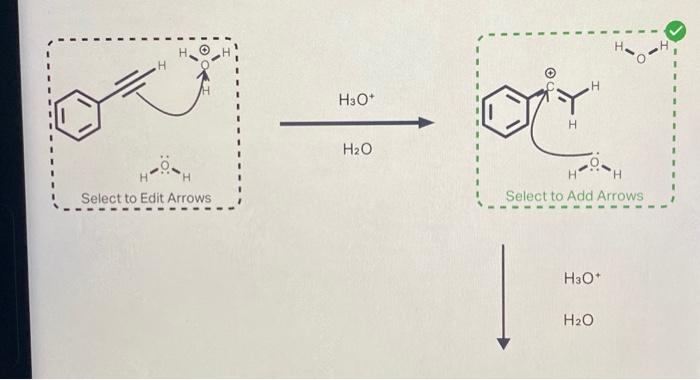 Solved using the provided structures, draw the curved | Chegg.com