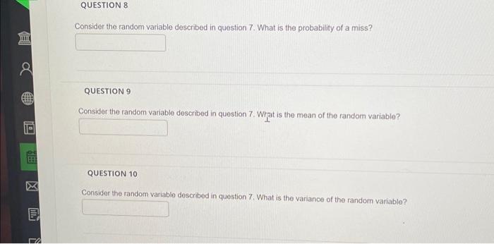 Solved Consider the random variable described in question | Chegg.com