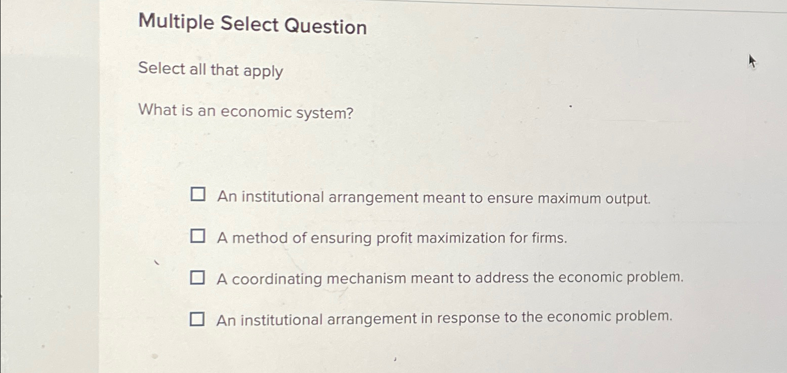 Solved Multiple Select QuestionSelect all that applyWhat is | Chegg.com