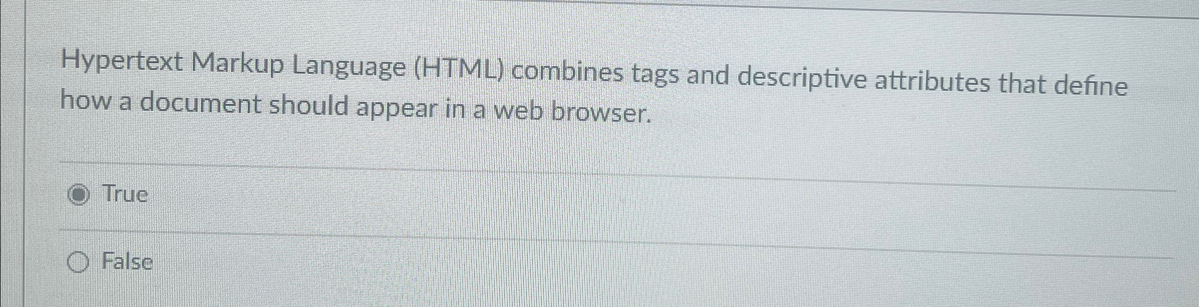 Solved Hypertext Markup Language (HTML) ﻿combines tags and | Chegg.com