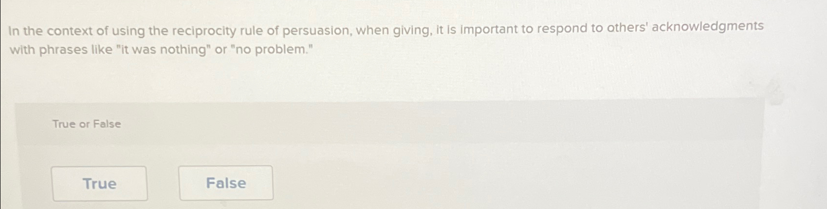 Solved In the context of using the reciprocity rule of | Chegg.com