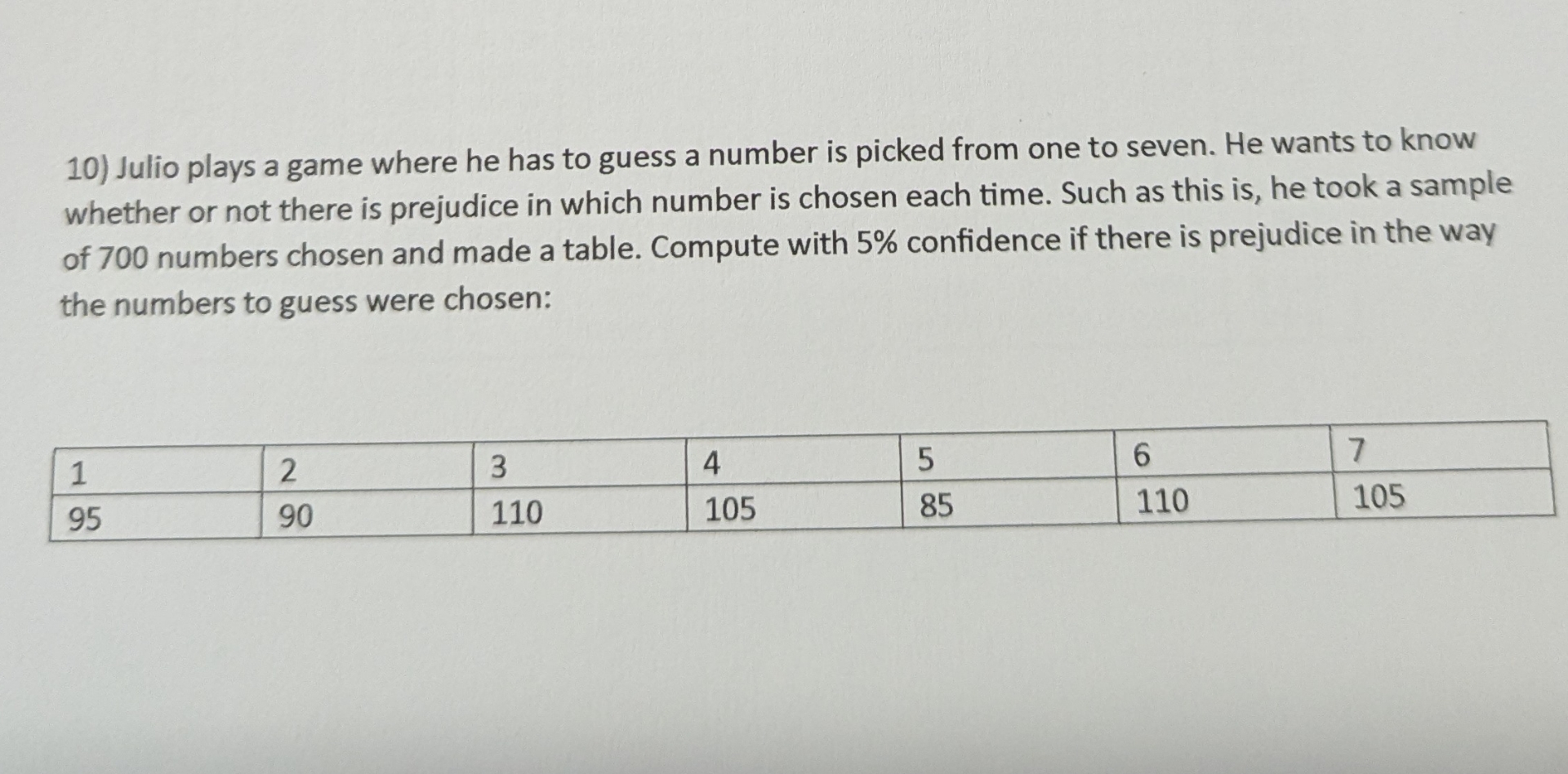 Solved Julio plays a game where he has to guess a number is | Chegg.com