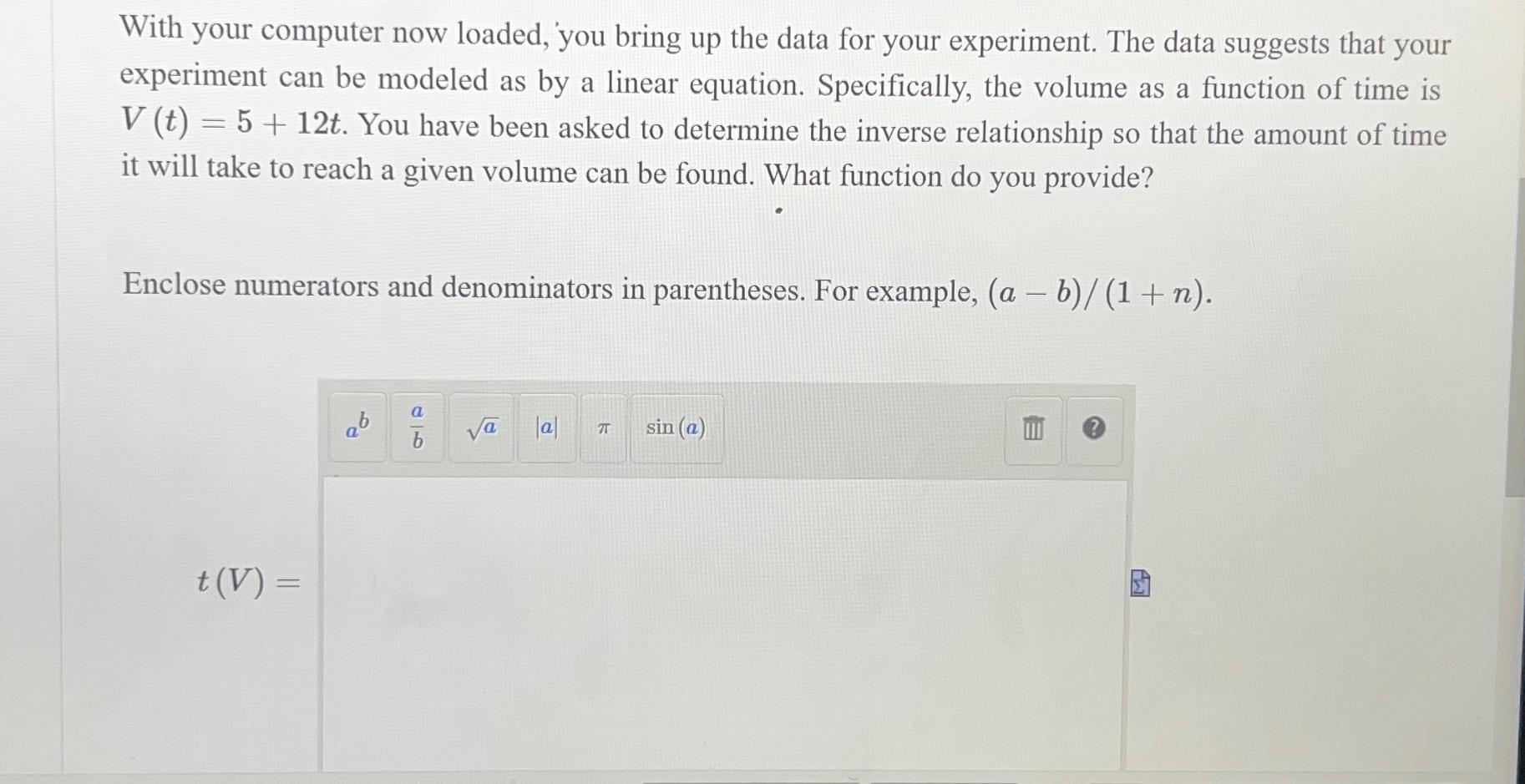 Solved With your computer now loaded, you bring up the data | Chegg.com