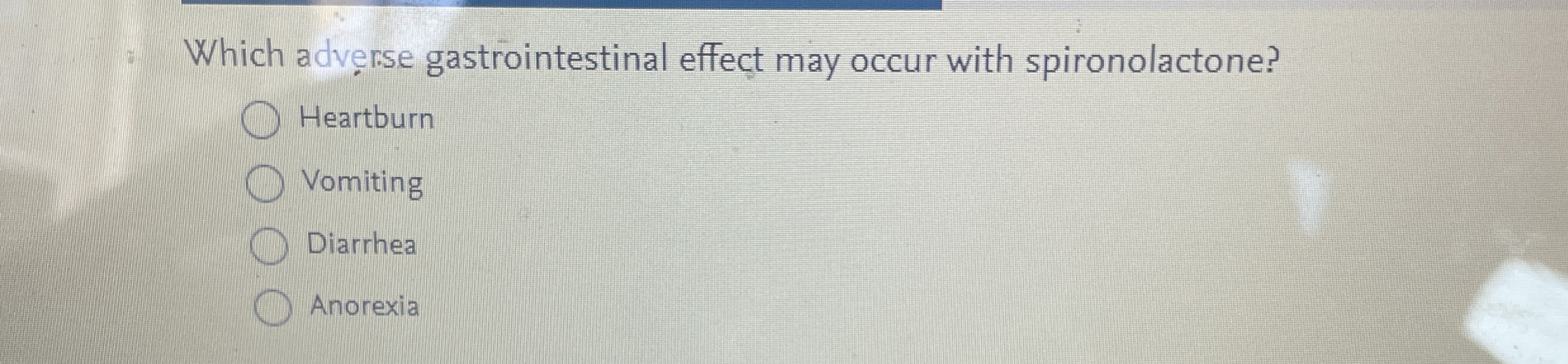 Solved Which medication is available as an | Chegg.com