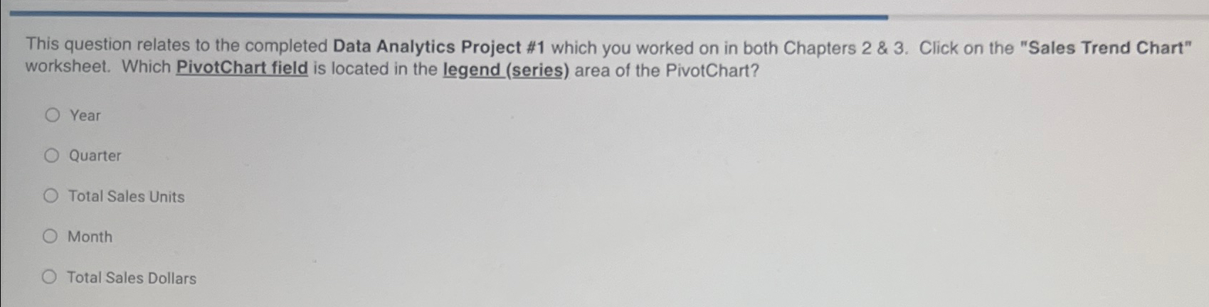 Solved This question relates to the completed Data Analytics | Chegg.com