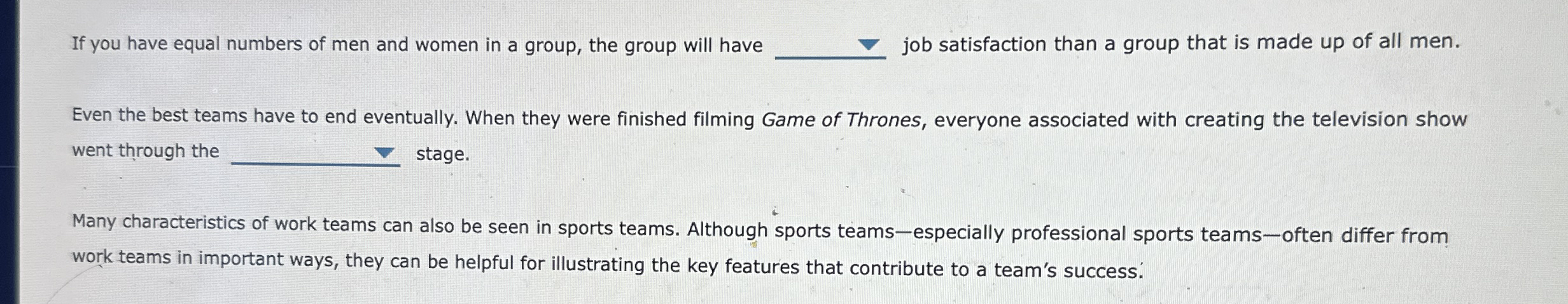 High Quality SOLUTION If you have equal numbers of men and women in a ...