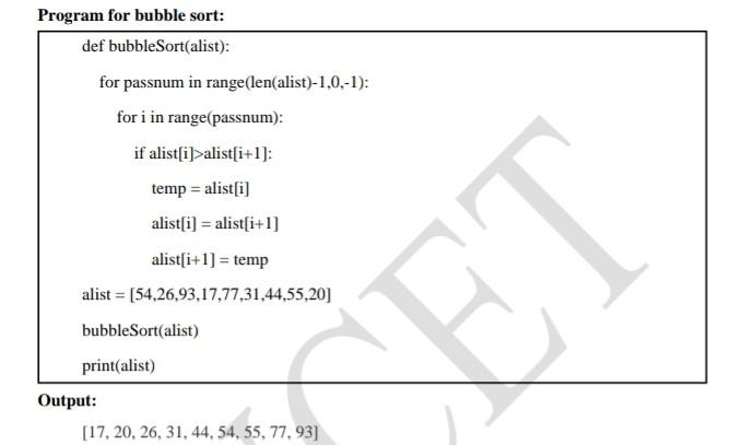 Solved İmplement The Bubble Selection Merge Insertion