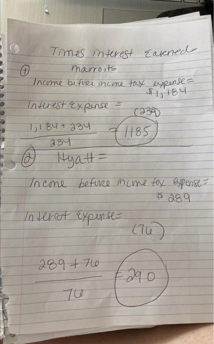 Solved Can someone please check my work? any help or imput | Chegg.com