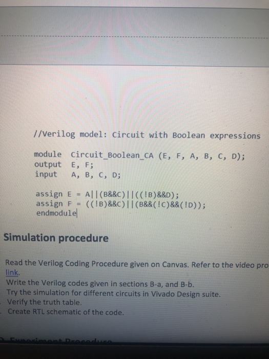 Solved Read Appendix A Verilog Reference Of Fundamentals Of 0716
