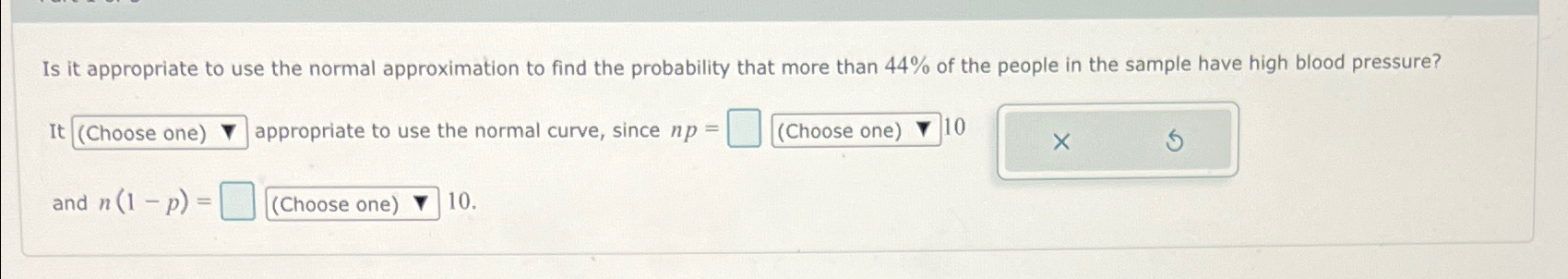 Solved Is it appropriate to use the normal approximation to | Chegg.com