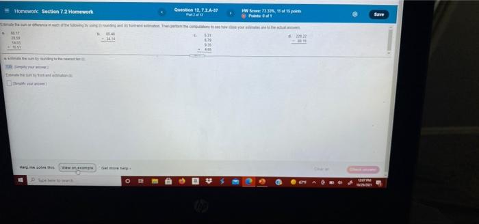 Solved Homework Section 7 2 Homework Save Question