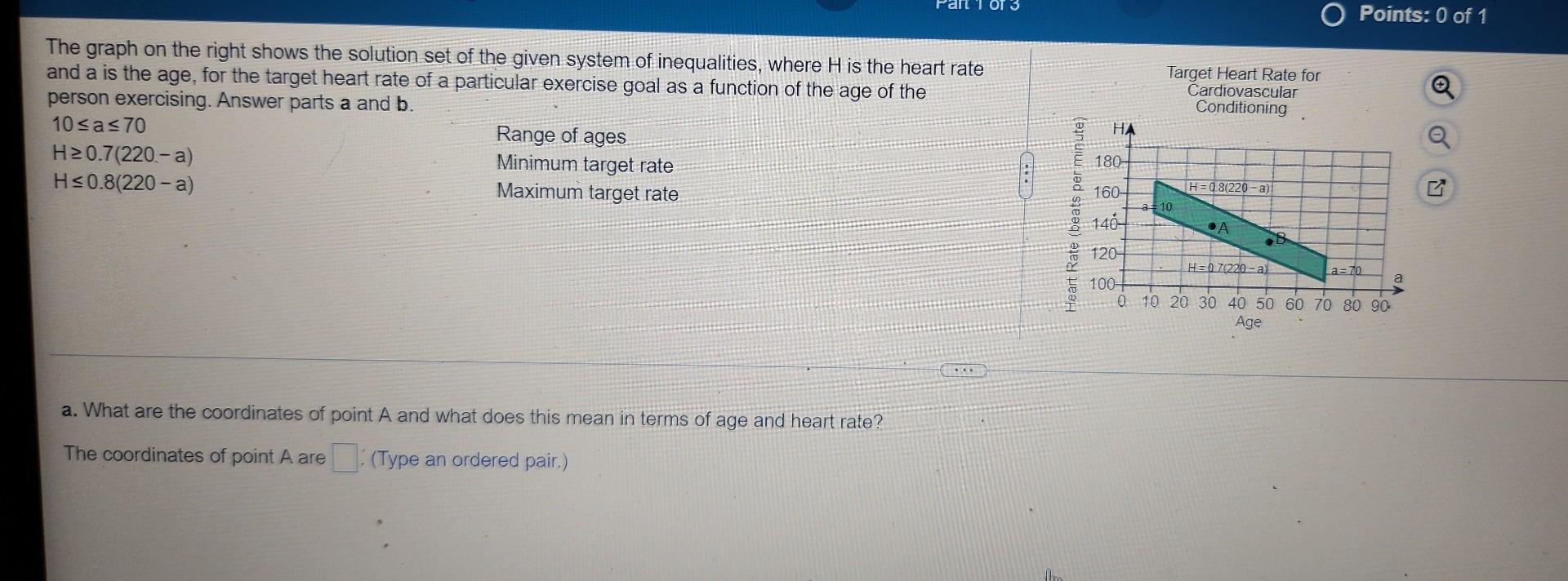 Solved The graph on the right shows the solution set of the | Chegg.com
