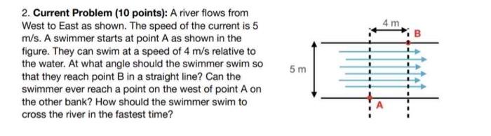 Solved 2. Current Problem (10 points): A river flows from | Chegg.com