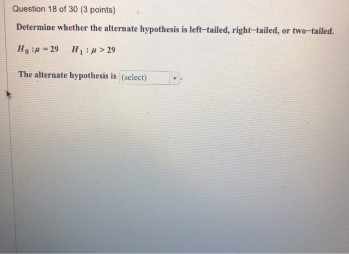 Solved Question 18 of 30 (3 points) Determine whether the | Chegg.com
