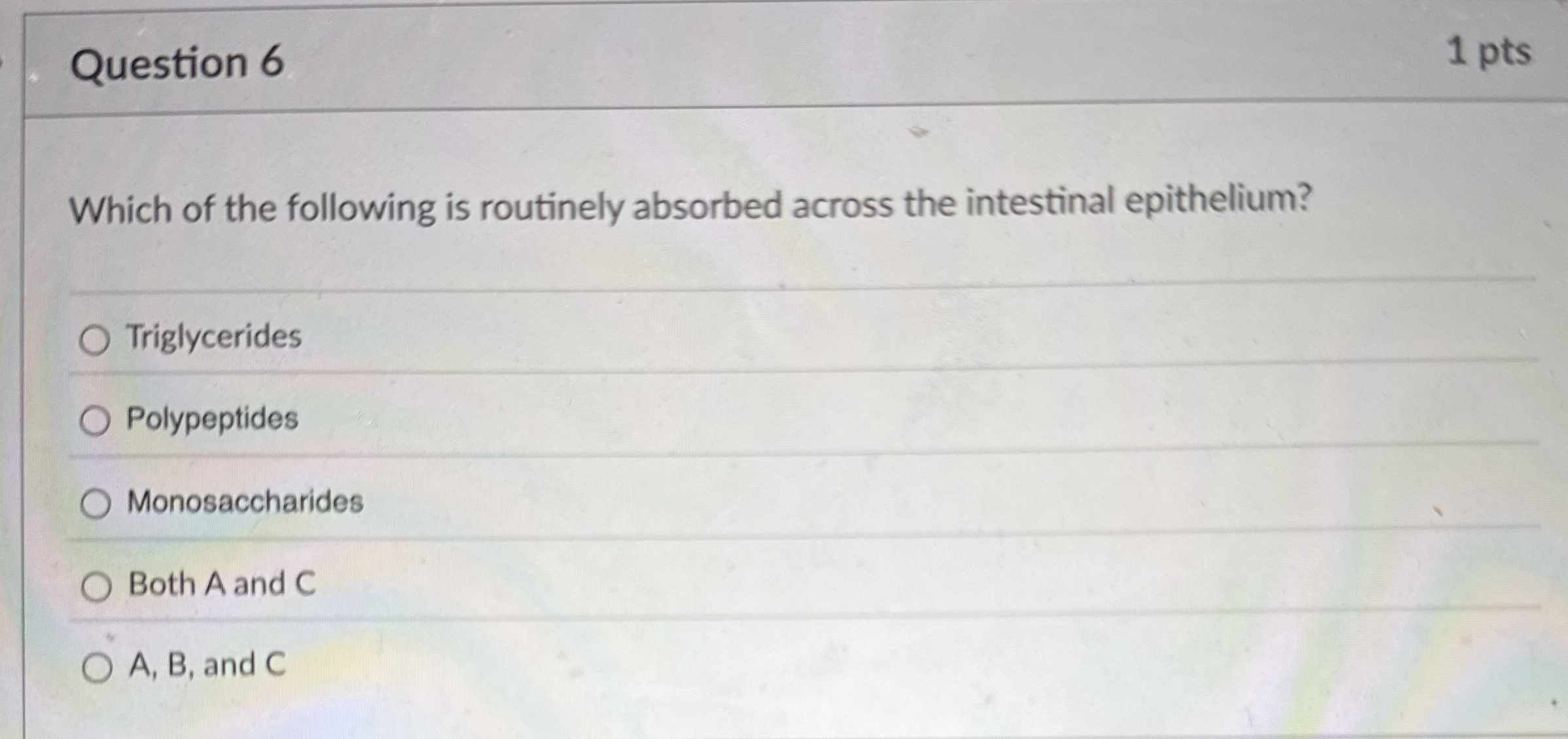 Solved Question 61 ﻿ptsWhich of the following is routinely | Chegg.com